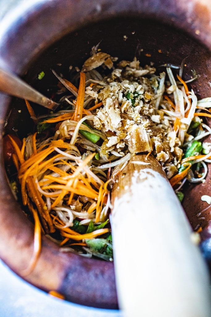 Thai Green Papaya Salad (Som Tum) - Simply Suwanee