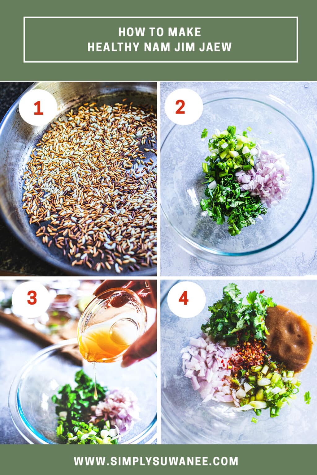 Nam Jim Jaew Recipe without Sugar (Using Honey) - Simply Suwanee