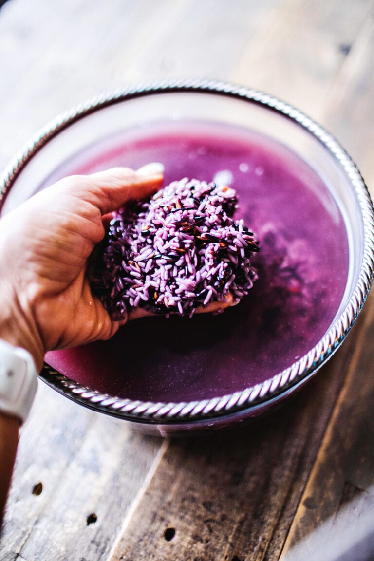 How to Make Purple Sticky Rice - Simply Suwanee