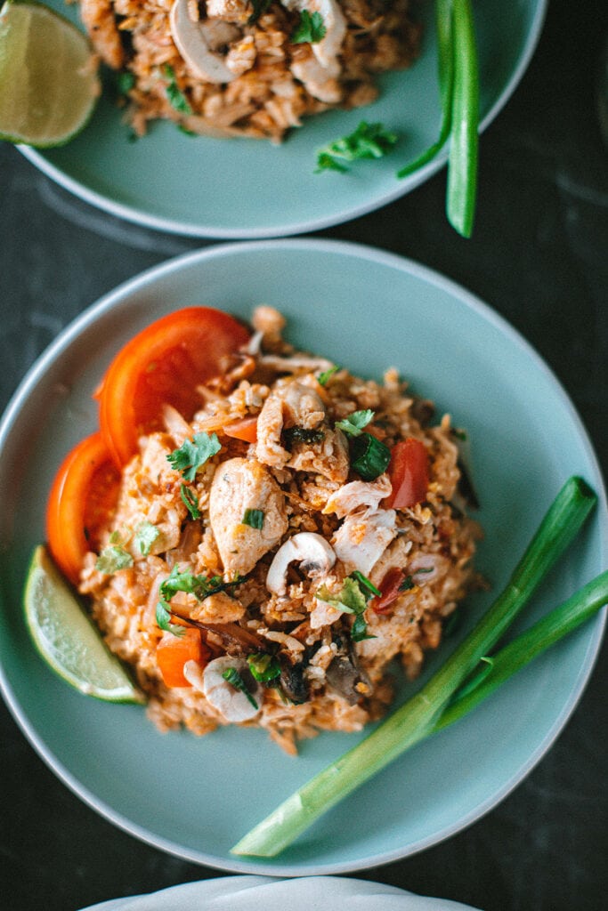 Easy Tom Yum Fried Rice - Simply Suwanee