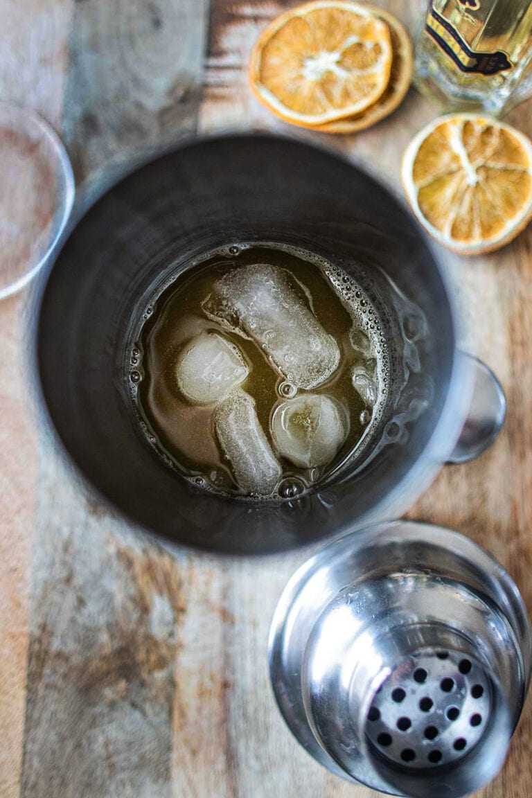 Japanese Roku Gin Cocktail with Orange Blossom Syrup - Simply Suwanee