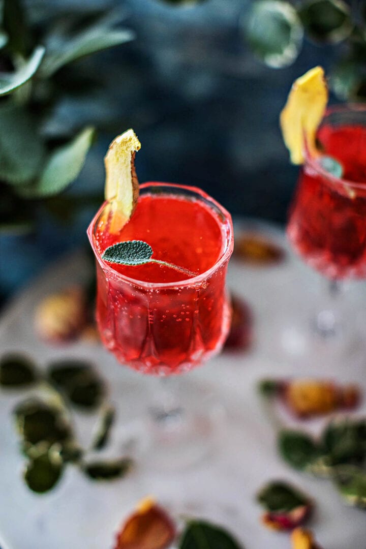 Strawberry Roku Gin and Tonic Cocktail - Simply Suwanee