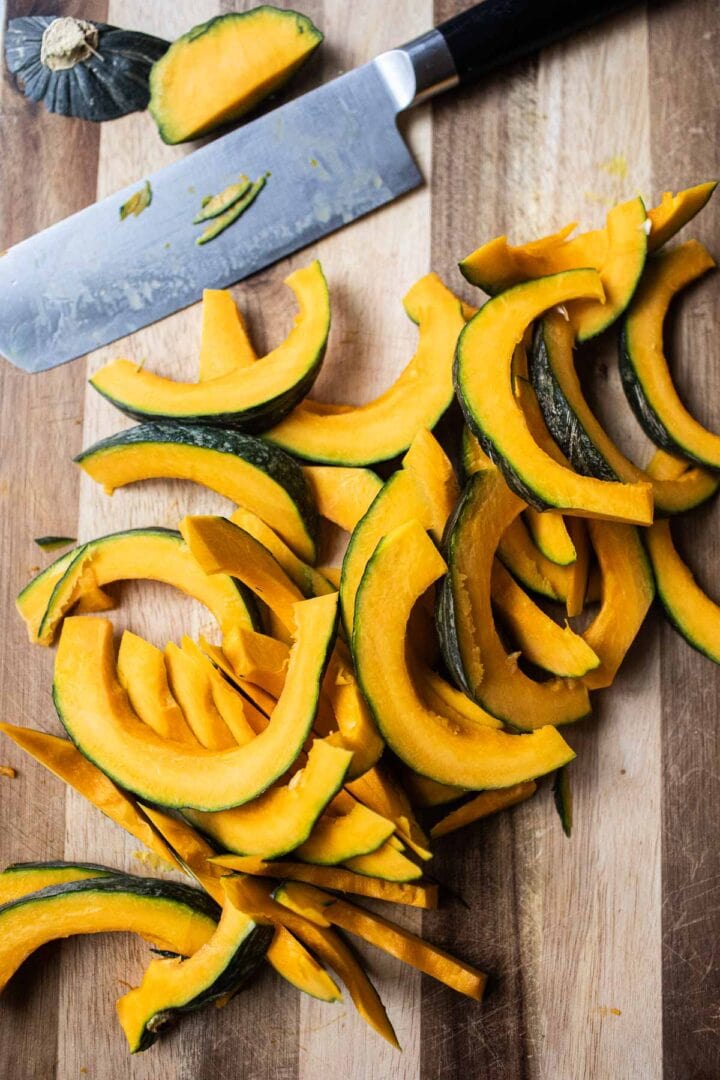 Thai Kabocha Squash Stir fry - Simply Suwanee