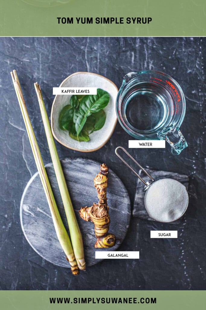 Easy Tom Yum Herbal Simple Syrup - Simply Suwanee