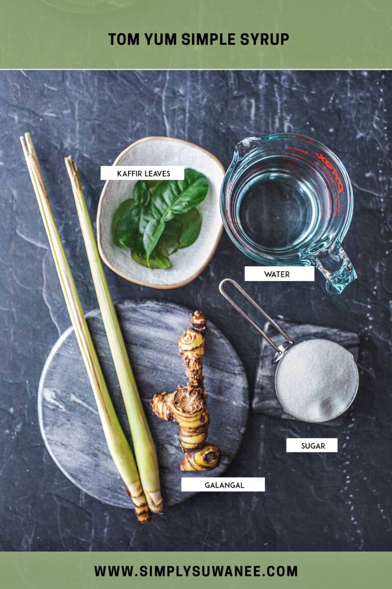 Easy Tom Yum Herbal Simple Syrup - Simply Suwanee