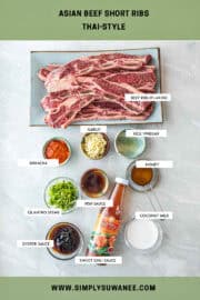 Asian Beef Short Ribs Recipe (Thai-Style) - Simply Suwanee