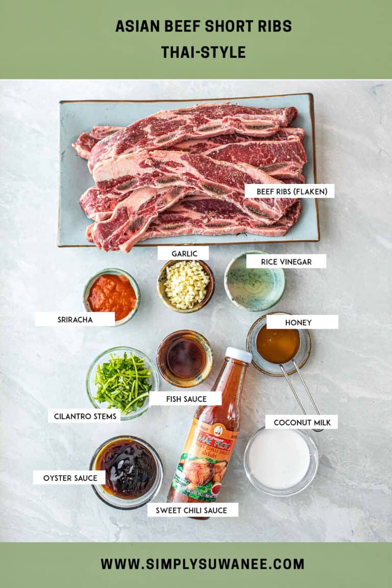 Asian Beef Short Ribs Recipe (Thai-Style) - Simply Suwanee