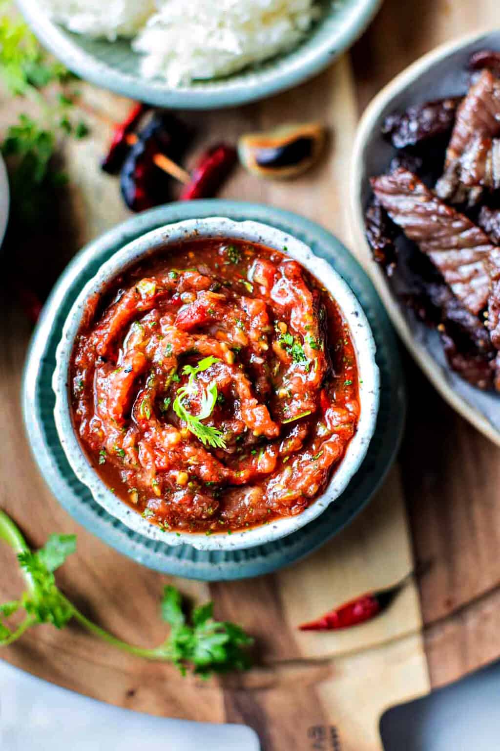 Jeow Mak Len Authentic Lao Tomato Dipping Sauce - Simply Suwanee