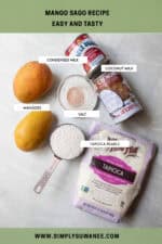 The Best Mango Sago Recipe - Simply Suwanee