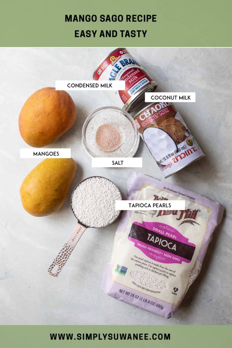 The Best Mango Sago Recipe - Simply Suwanee