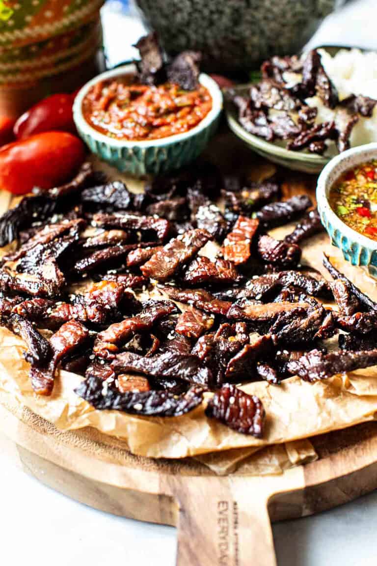 Thai Beef Jerky (Neua Dad Deow) - Simply Suwanee