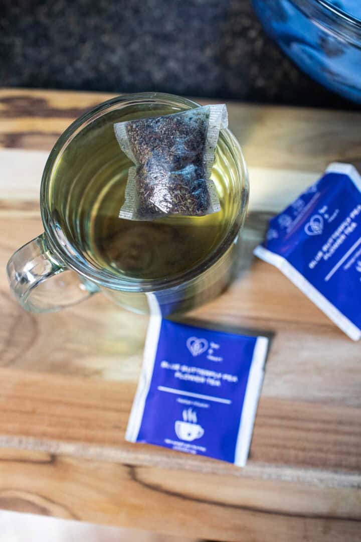 Blue Milk Tea Recipe with Boba - Simply Suwanee