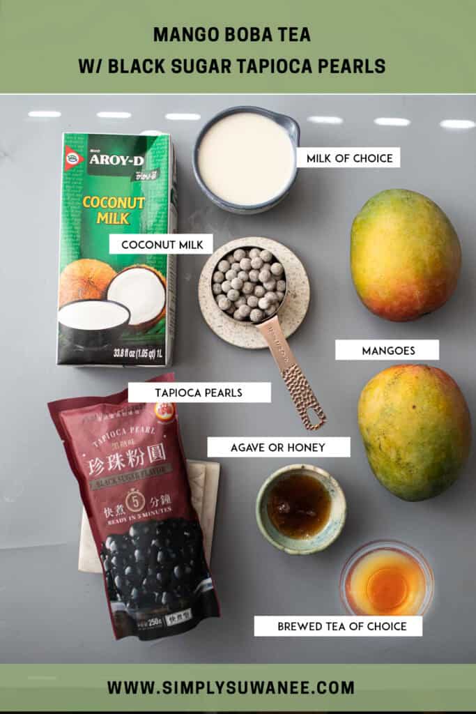 Mango Boba Tea Recipe - Simply Suwanee