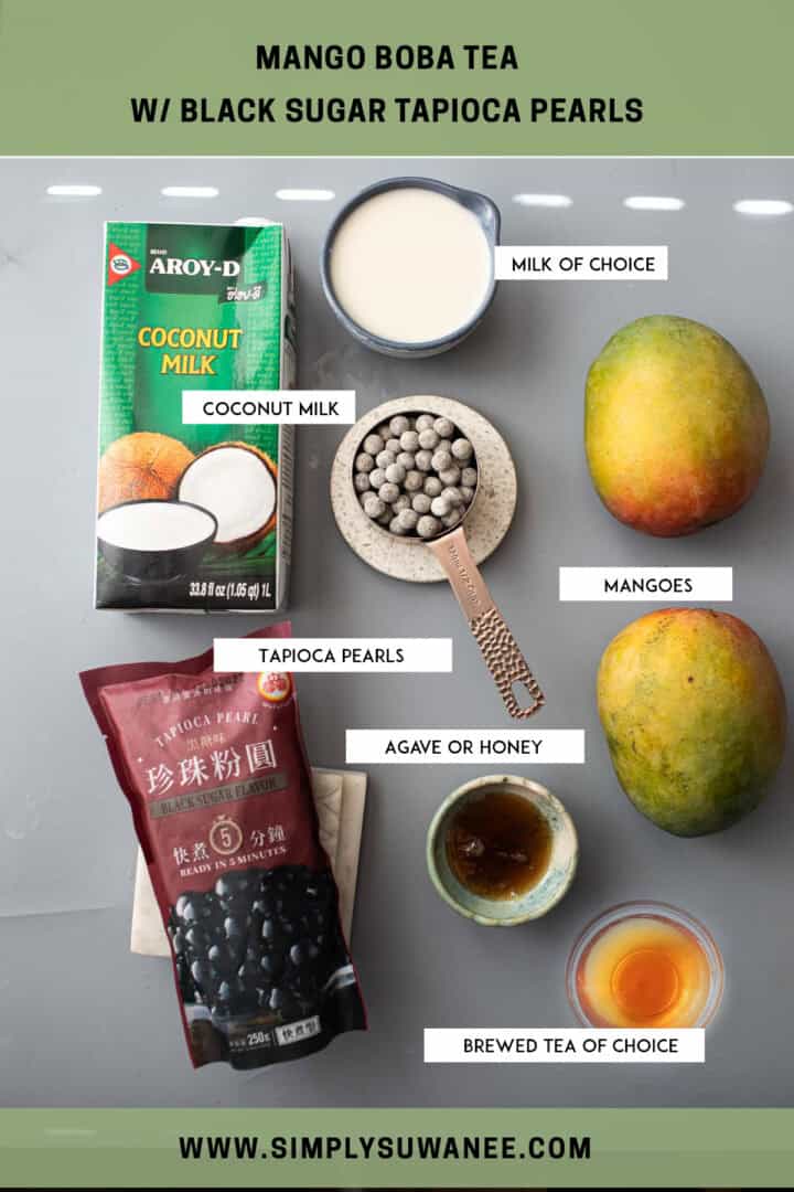 Mango Boba Tea Recipe - Simply Suwanee