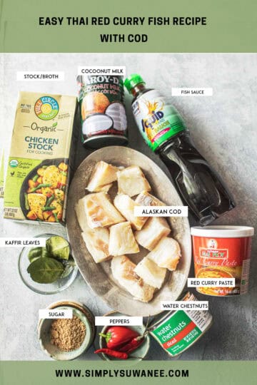 Easy Thai Red Curry Fish Recipe with Cod - Simply Suwanee