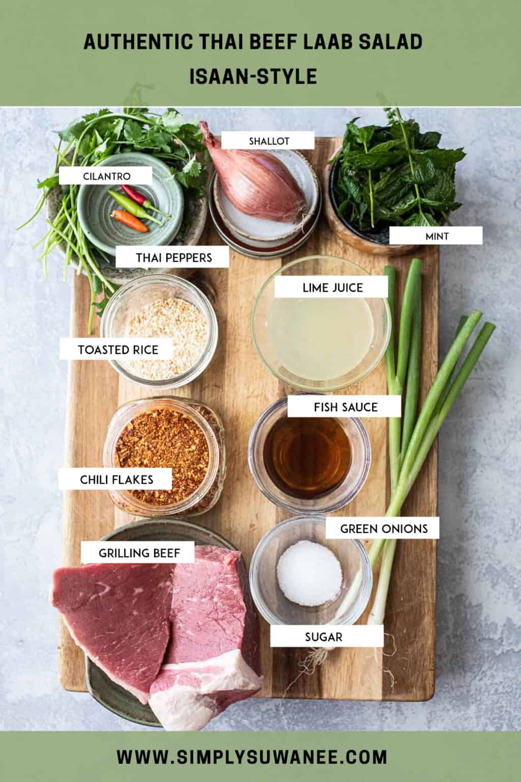 Beef Larb Recipe - Simply Suwanee