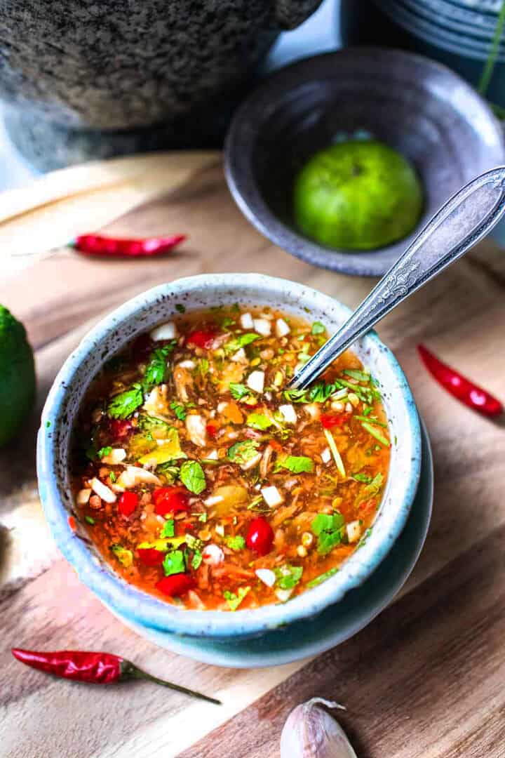 Jeow Som (Lao Dipping Sauce) - Simply Suwanee