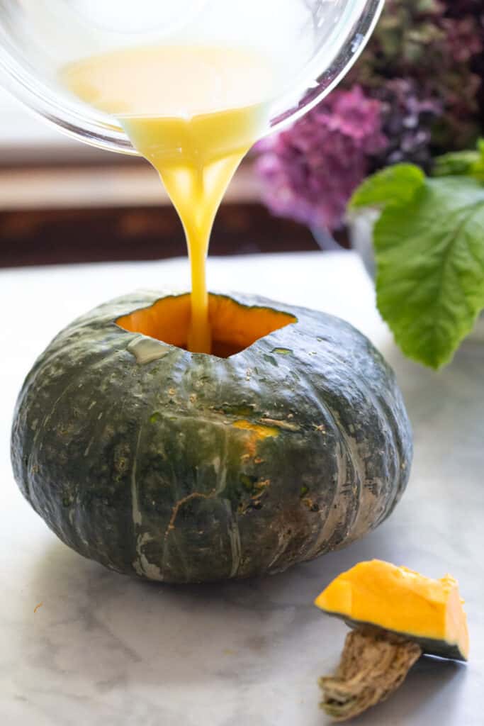 Thai Pumpkin Custard Recipe (Sankaya Faktong) - Simply Suwanee