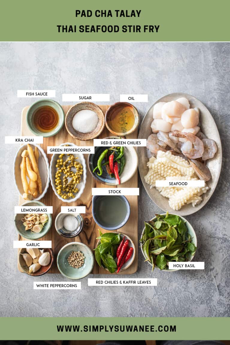 Pad Cha Talay (Thai Spicy Seafood Stir Fry Recipe) - Simply Suwanee