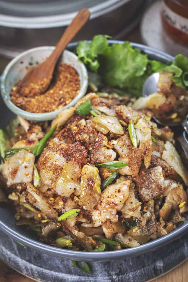 Kuay Tiew Kua Gai Thai Rice Noodles with Chicken - Simply Suwanee