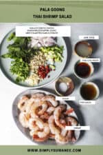 Authentic Spicy Thai Shrimp Salad (Pla Goong) - Simply Suwanee