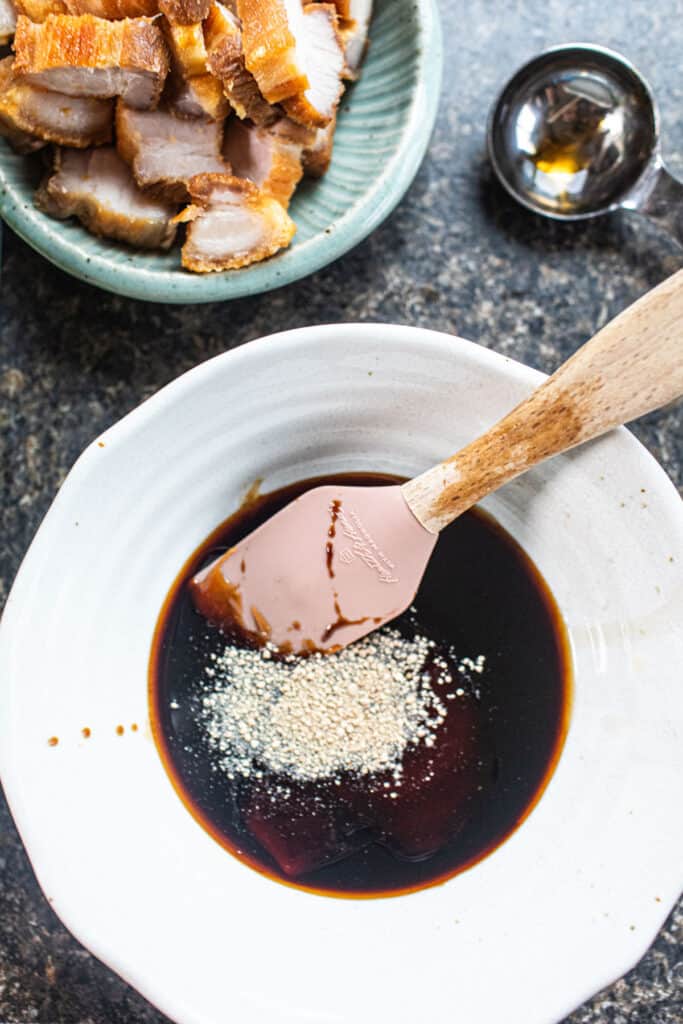 Kana Moo Grob (Chinese Broccoli w/ Crispy Pork Belly - Simply Suwanee