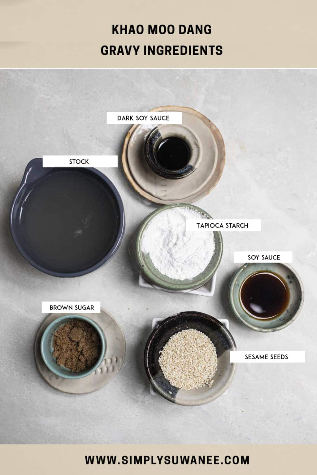 Kao Moo Dang (Chinese BBQ Red Pork) - Simply Suwanee