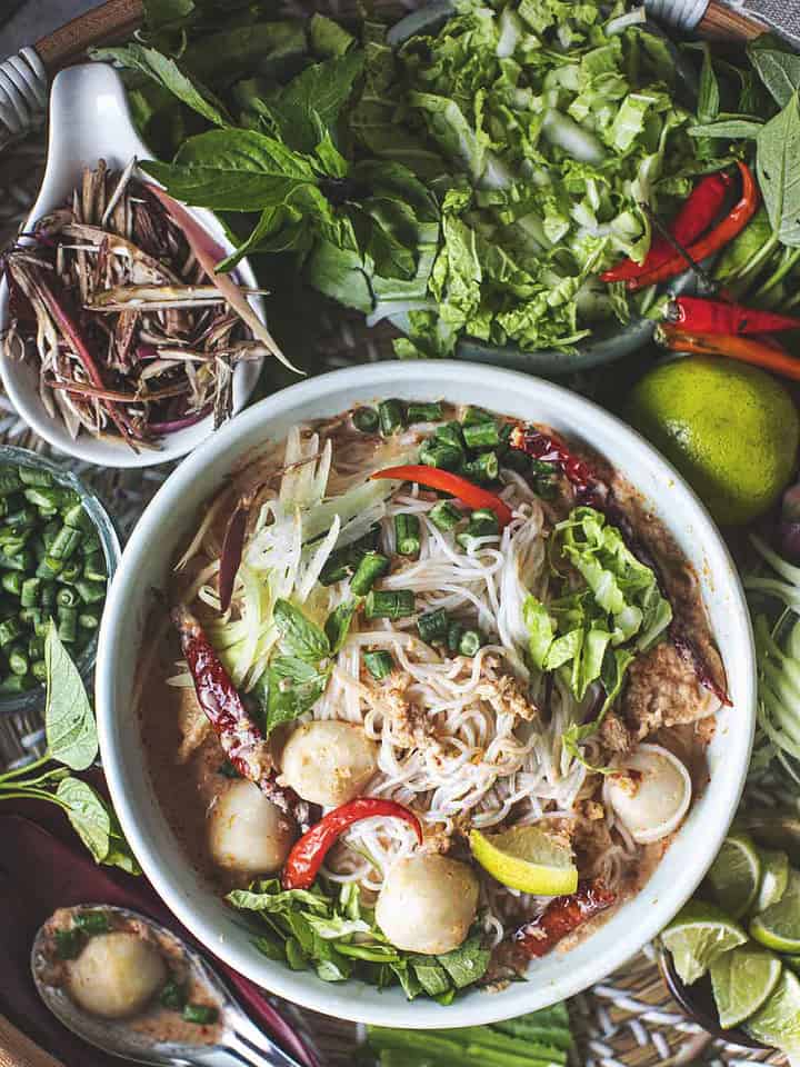 Nam Tok Thai Grilled Beef Waterfall Salad - Simply Suwanee