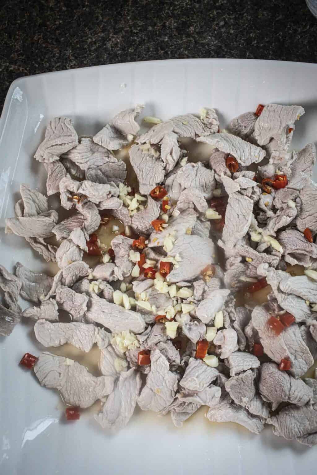 Moo Manao (Thai Spicy Garlic Lime Pork) - Simply Suwanee