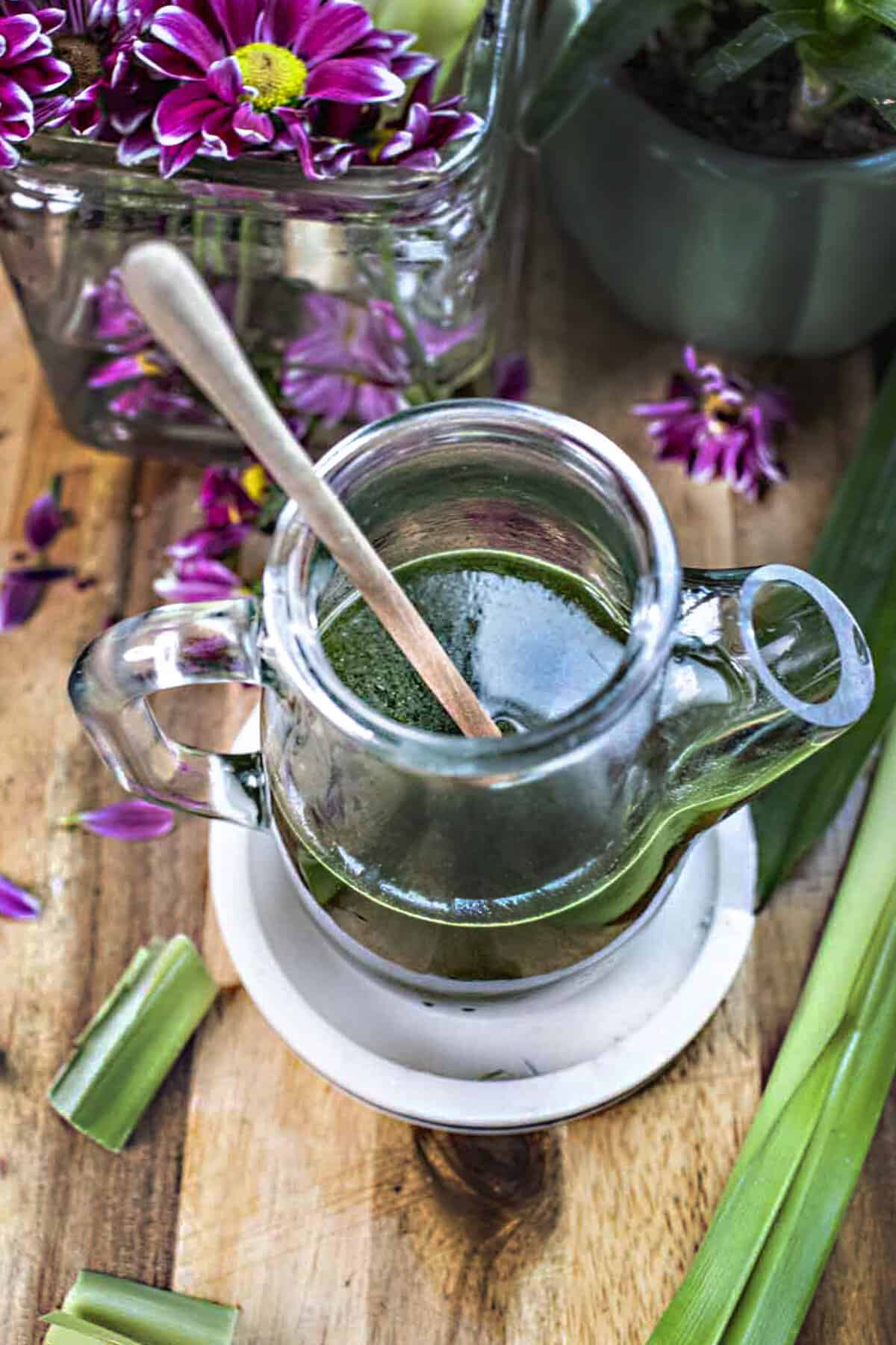 Pandan Syrup (Using 3 Ingredients!) - Simply Suwanee