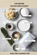 Red Rubies Dessert (Tub Tim Krob) - Simply Suwanee