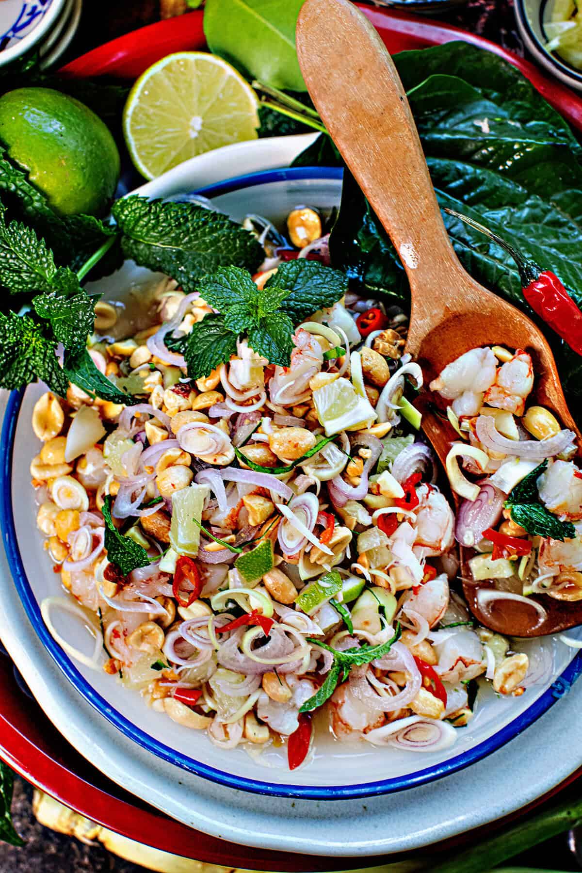 Thai Lemongrass Salad Yum Takrai Simply Suwanee