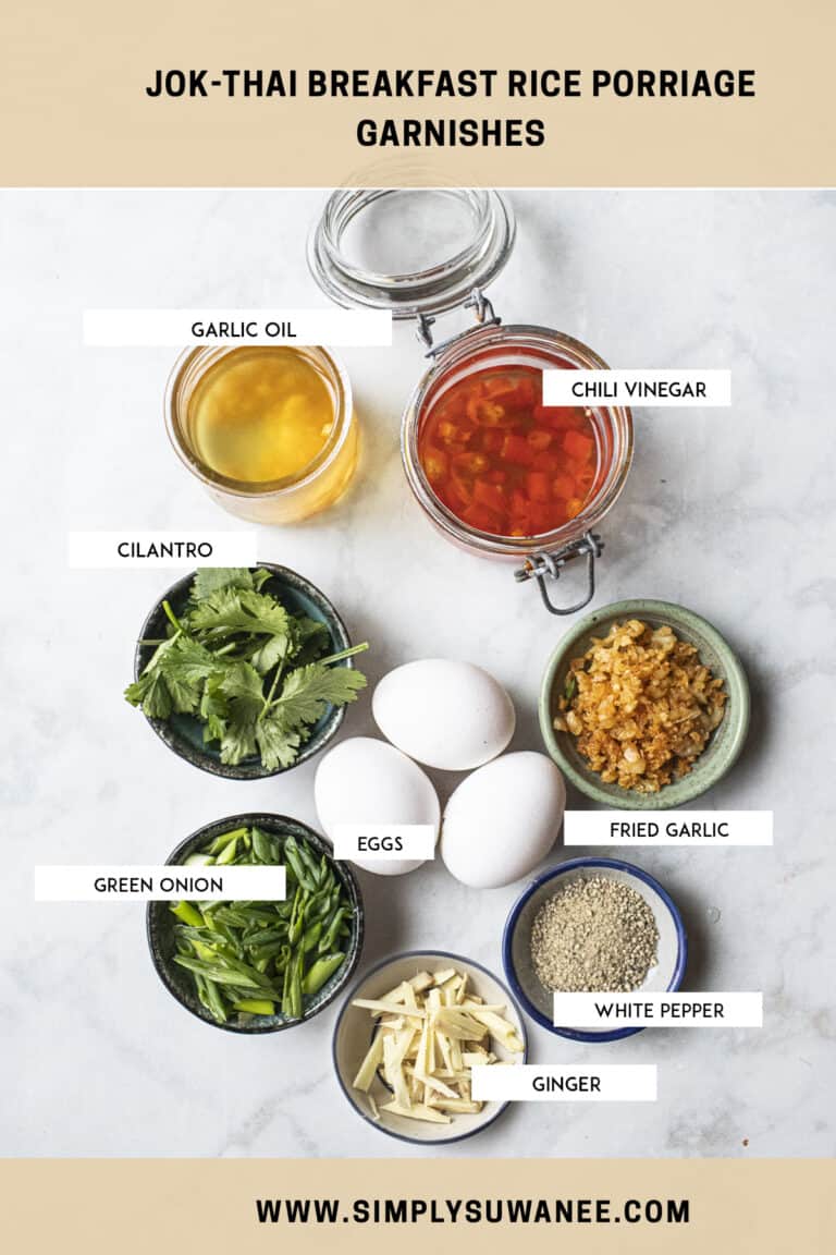 Jok (Thai Rice Porridge) - Simply Suwanee