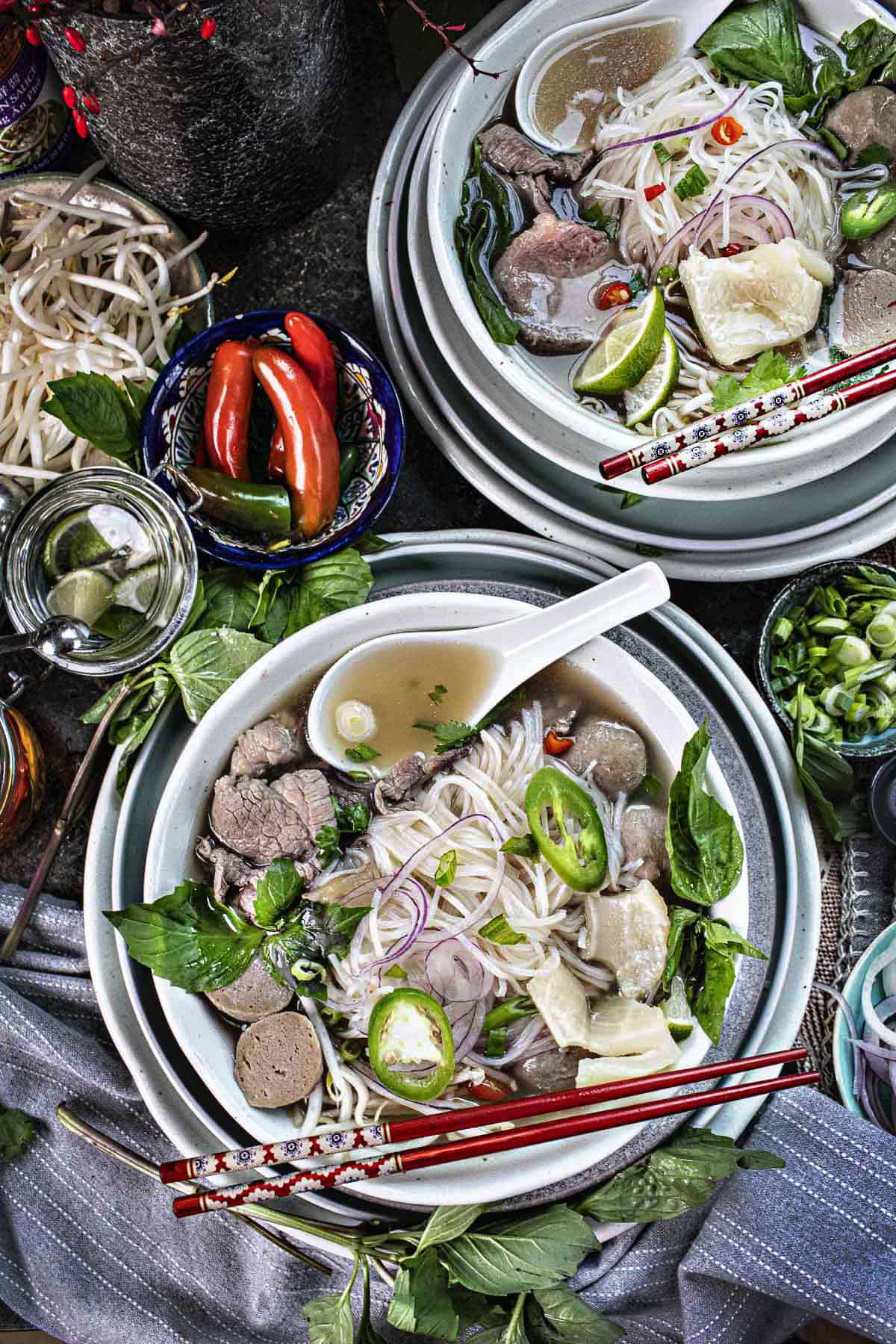 Pho Beef Noodle Soup - Simply Suwanee