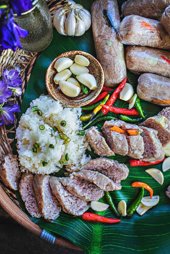 Nam Sausage – Fermented Sour Pork Sausage - Simply Suwanee