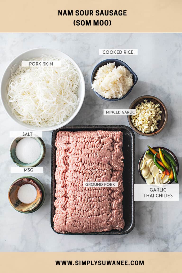 Nam Sausage – Fermented Sour Pork Sausage - Simply Suwanee