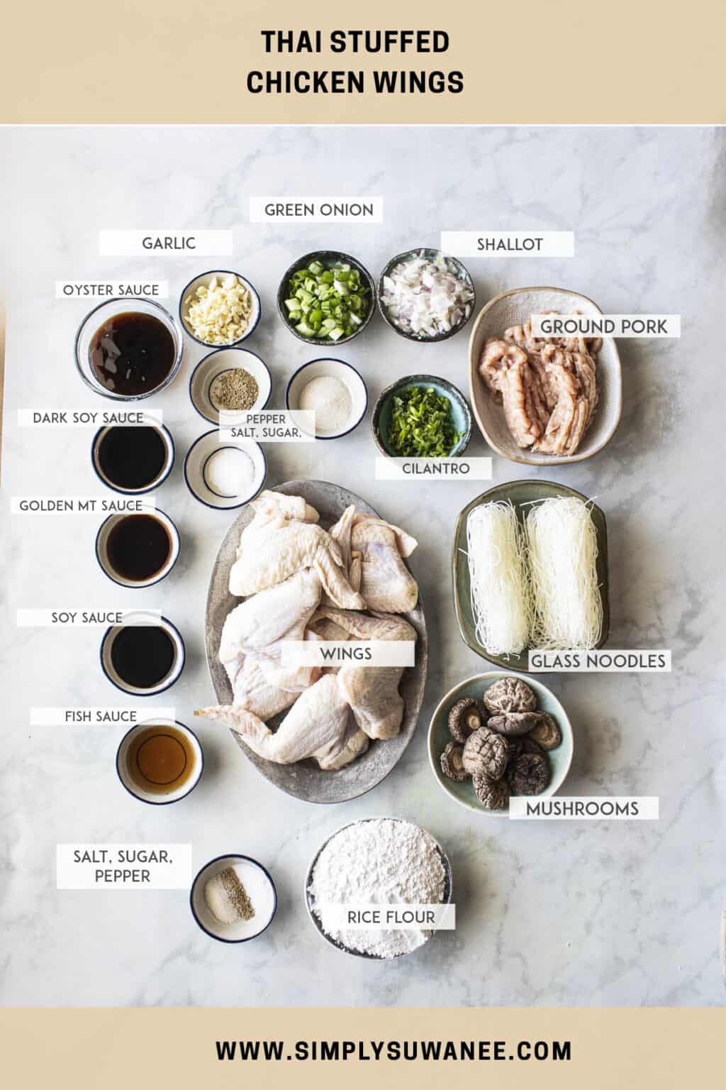 Stuffed Chicken Wings - Simply Suwanee