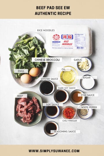 Easy Beef Pad See Ew Recipe - Simply Suwanee