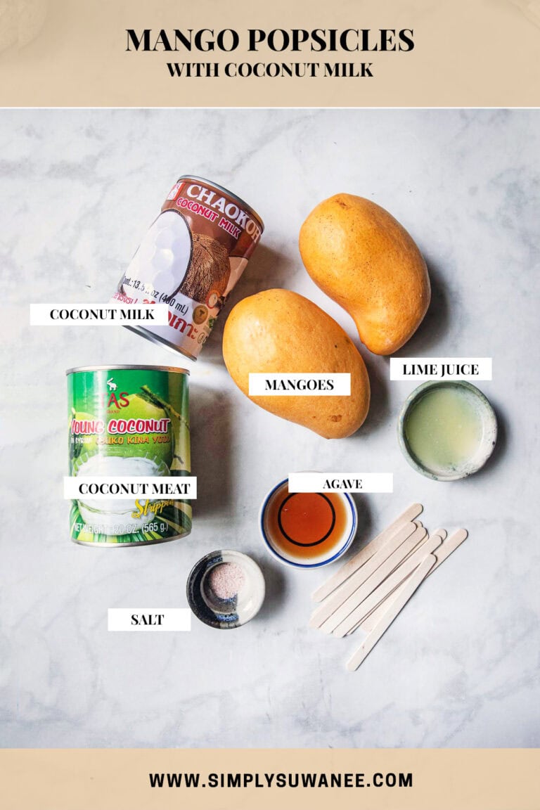 Mango Popsicles with Coconut - Simply Suwanee