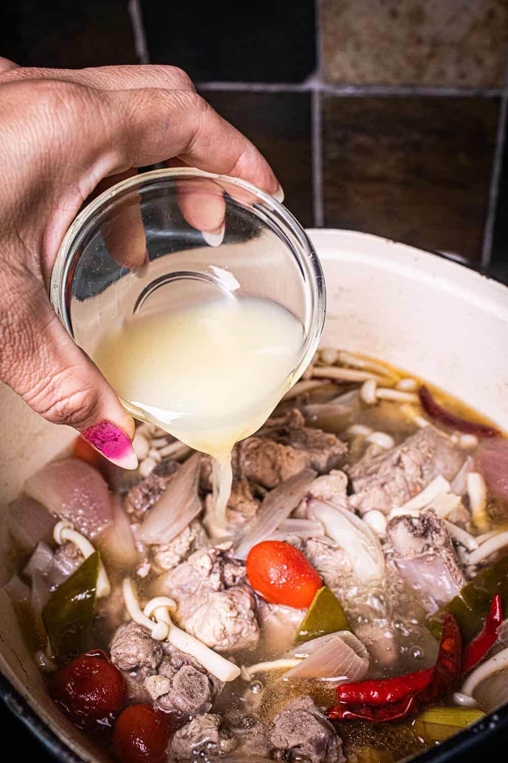 Tom Saap, Thai Hot and Sour Soup with Pork Ribs - Simply Suwanee