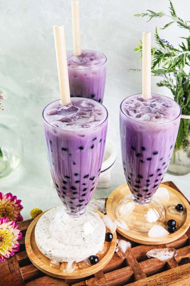 Taro Boba Tea - Simply Suwanee