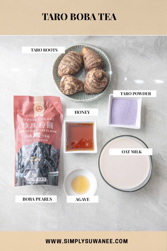 Taro Boba Tea - Simply Suwanee